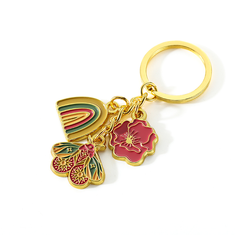 Carabiner Fancy Gold Metal Keychains from China manufacturer - Pingyang ...